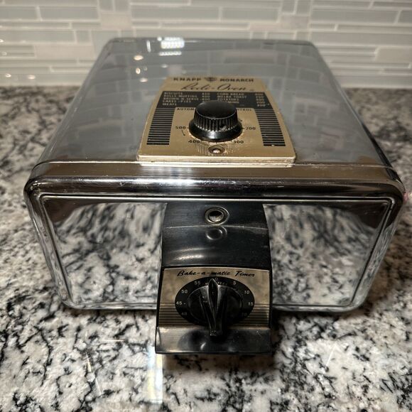 Knapp Monarch | Kitchen | Vintage Knapp Monarch Redioven Baker Chrome ...